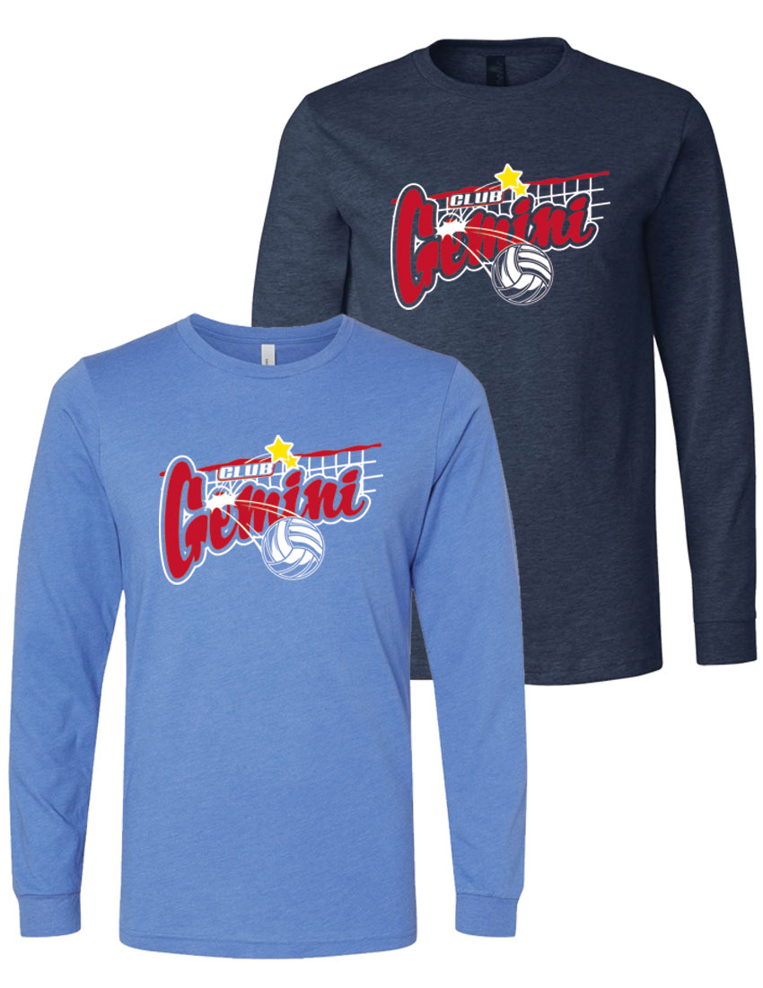 Bella & Canvas Long Sleeve TShirt | Midwest Volleyball Warehouse