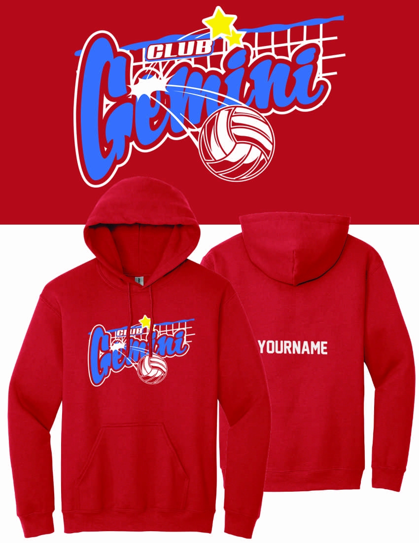 Gildan Heavy Blend Hooded Sweatshirt | Midwest Volleyball Warehouse